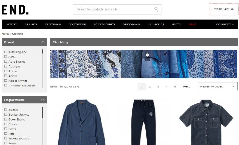 END. CLOTHING エンドクロージング | 海外通販でイギリスから個人輸入 | EG代行