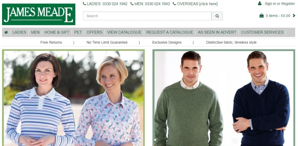 ジェイムズミード JAMES MEADE | 海外通販でイギリスから個人輸入 | EG代行